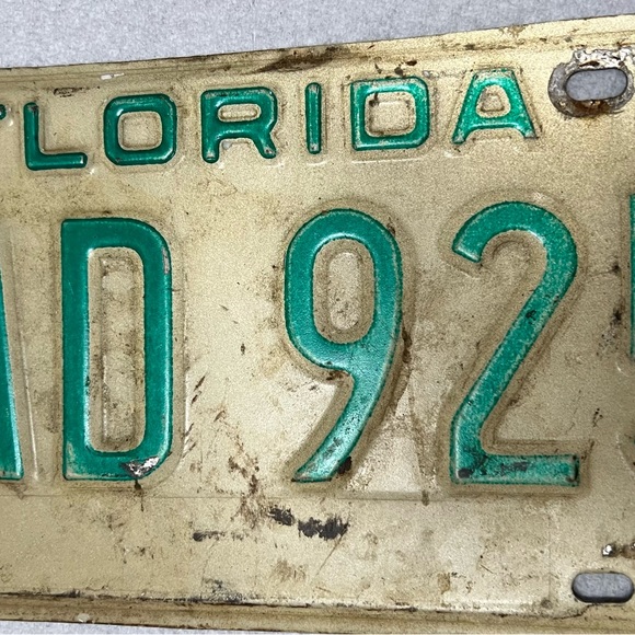 Art | Vintage Florida License Plate Mad 925 | Poshmark